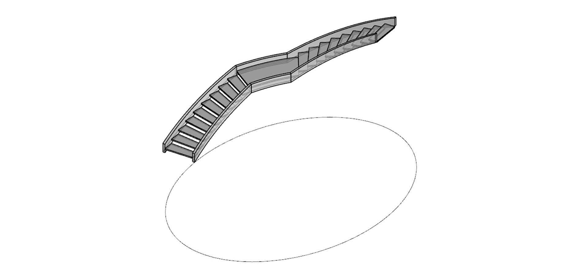 Elliptical stair with Grasshopper & Revit | Parametric Monkey