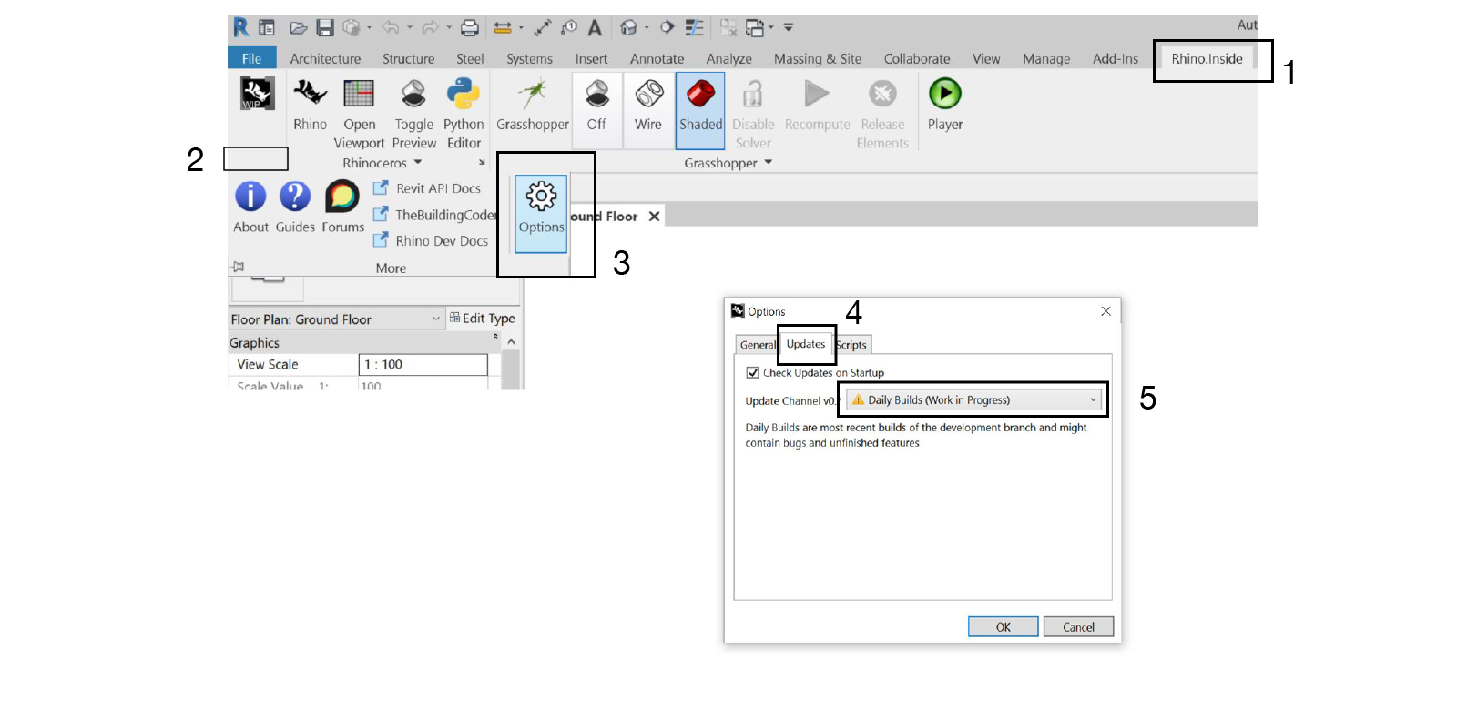 Rhino.Inside Revit installation | Parametric Monkey