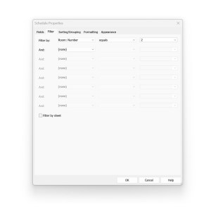 Create multi-category schedules | Parametric Monkey